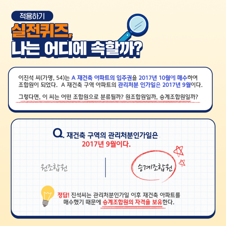용어정리zip 원조합원 승계조합원 나는 어디에 속할까 현대건설 매거진h