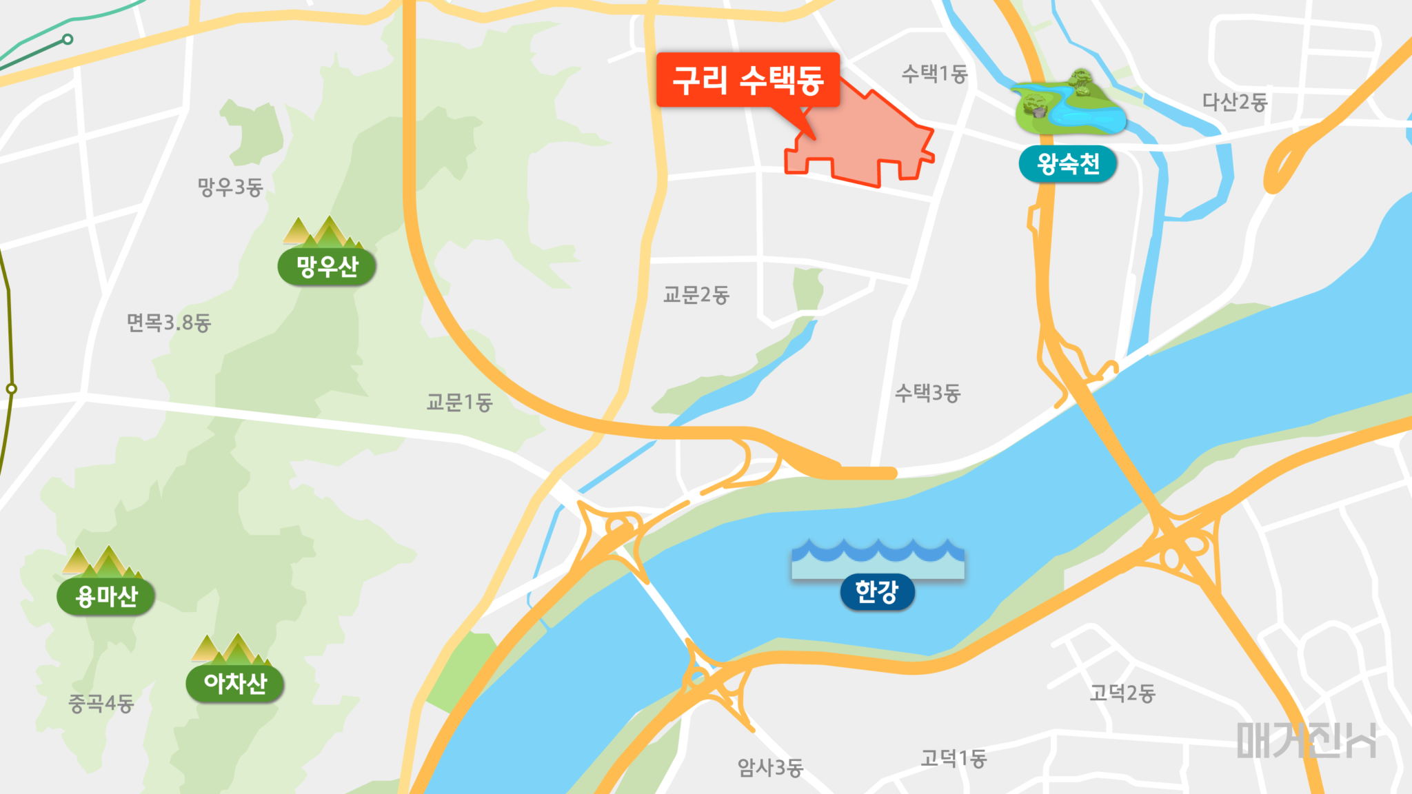 풍수지리학자가 본 구리 수택동의 가치 풍수지리로 명당을 찾아서 구리 수택동 편 현대건설 매거진h